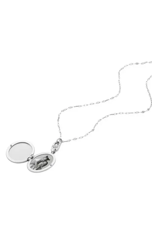 Fossil Heritage Locket Pendant Necklace