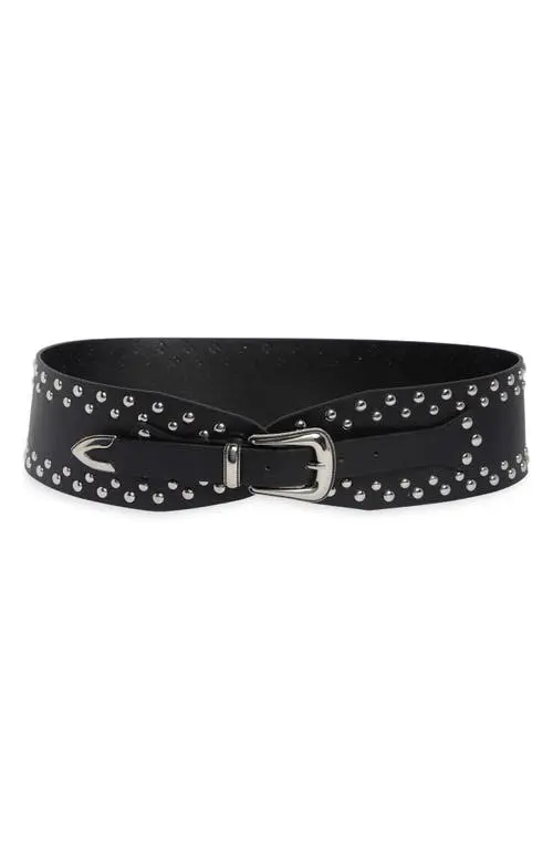 Bp. Wide Studded Faux Leather Belt