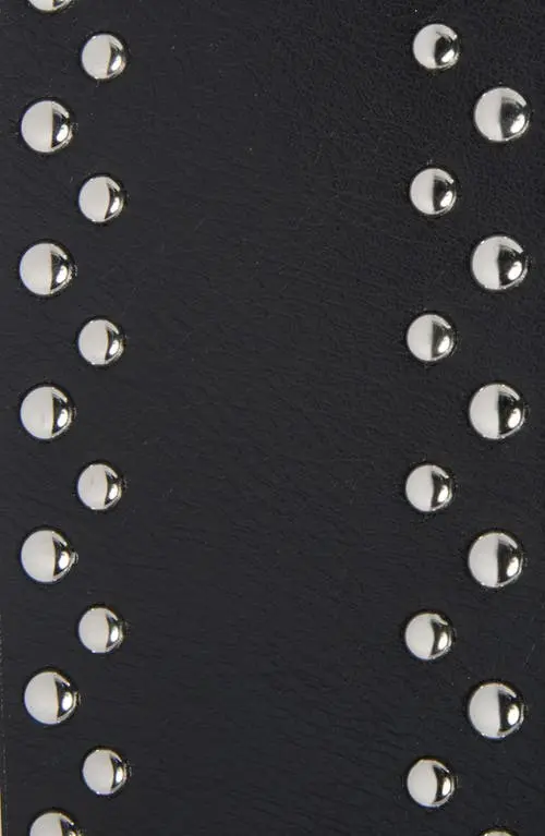 Bp. Wide Studded Faux Leather Belt