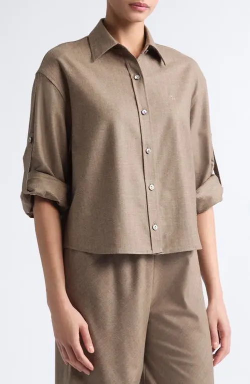 Maria Mcmanus Bias Cut Stretch Wool Trousers
