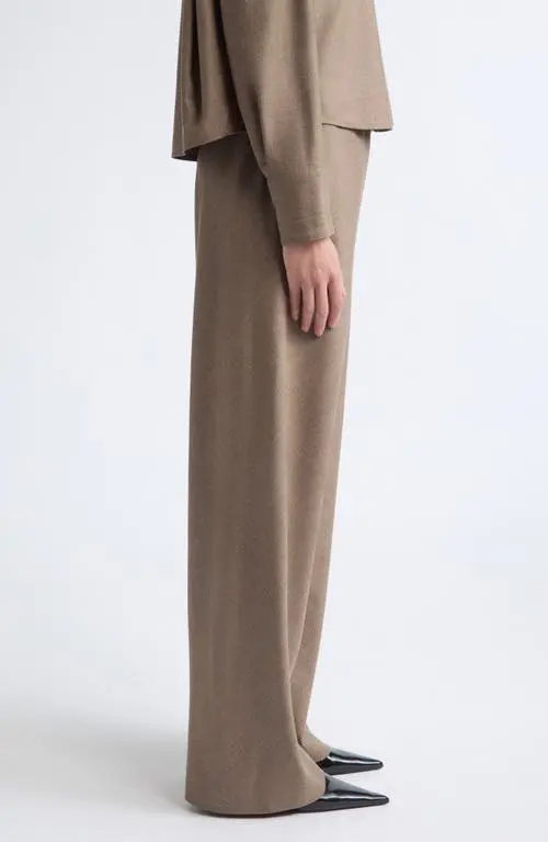 Maria Mcmanus Bias Cut Stretch Wool Trousers