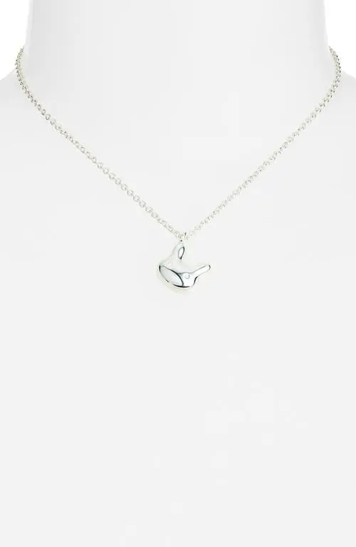 Sandy Liang Terminator Rabbit Pendant Necklace