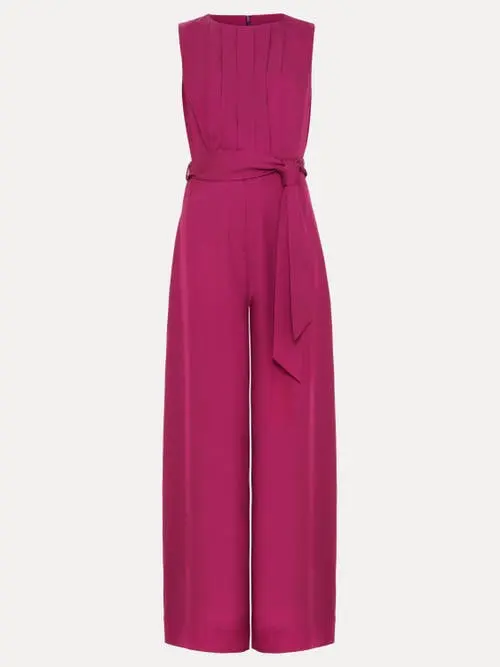 PHASE EIGHT Janine Pleat Detail Jumpsuit