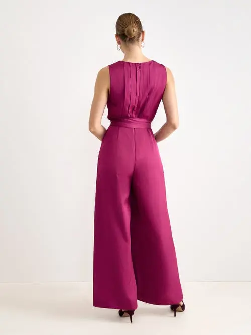 PHASE EIGHT Janine Pleat Detail Jumpsuit