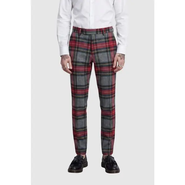 TWISTED TAILOR Cardosi Slim Fit Tuxedo Trousers