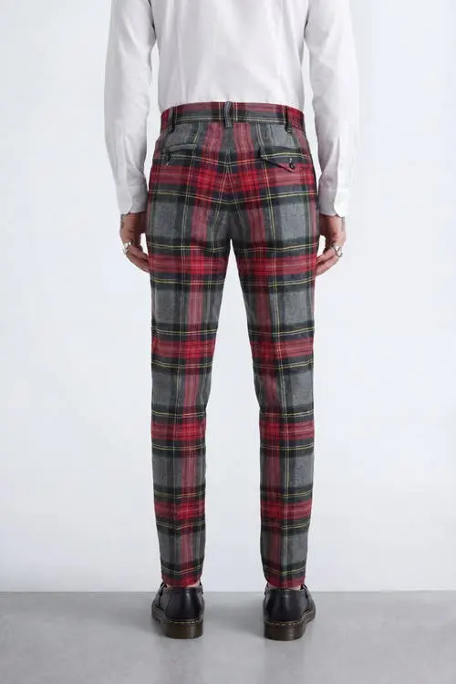 TWISTED TAILOR Cardosi Slim Fit Tuxedo Trousers