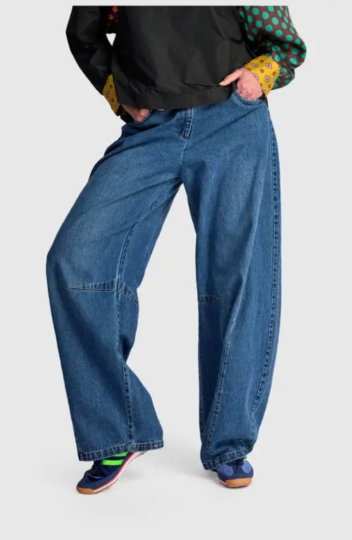 Alembika Longline Barrel Jeans