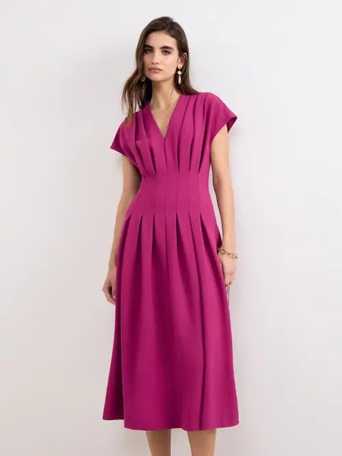 PHASE EIGHT Hanna Pleated Dress