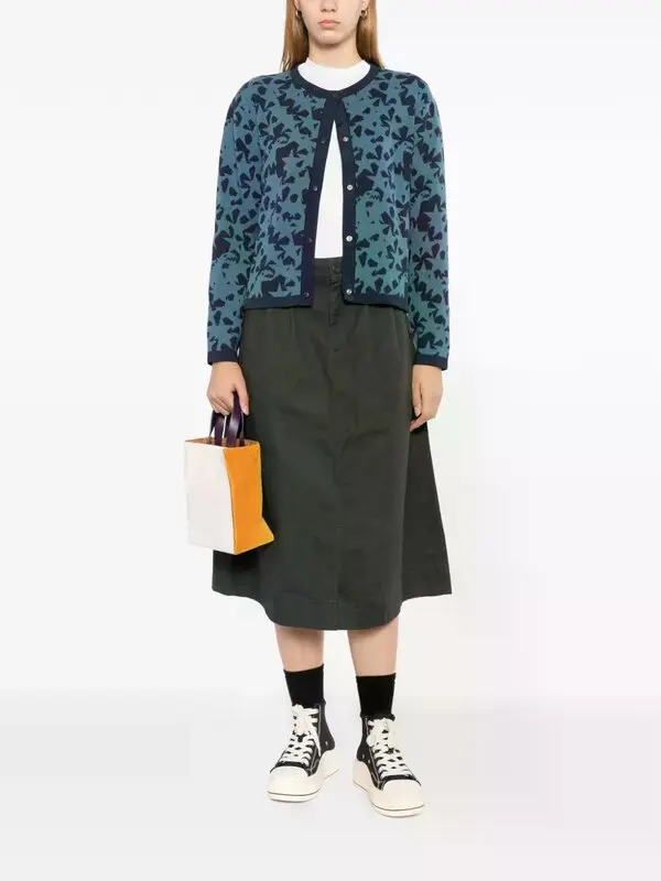 AGNES B. All-over Star Cardigan