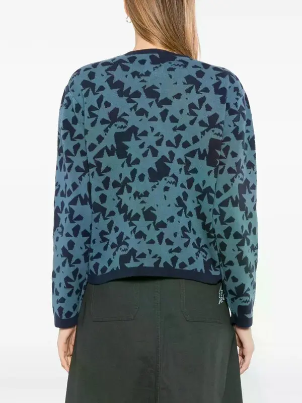AGNES B. All-over Star Cardigan