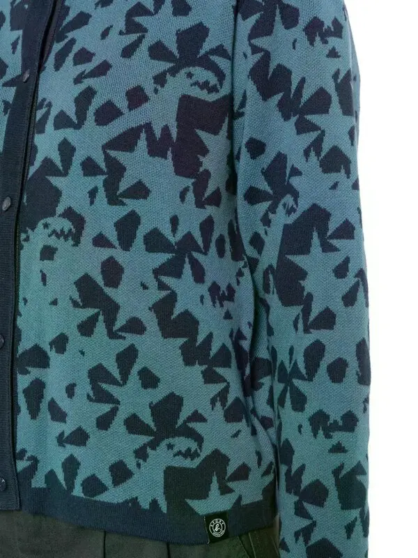 AGNES B. All-over Star Cardigan