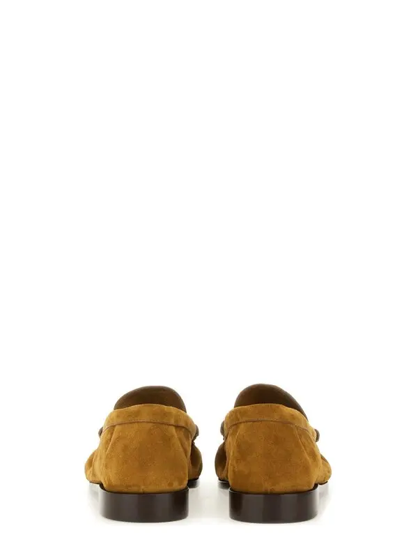 Saint Laurent Moccasin Le Loafer - Brown