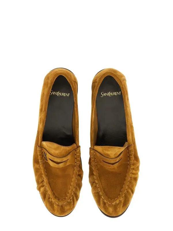 Saint Laurent Moccasin Le Loafer - Brown