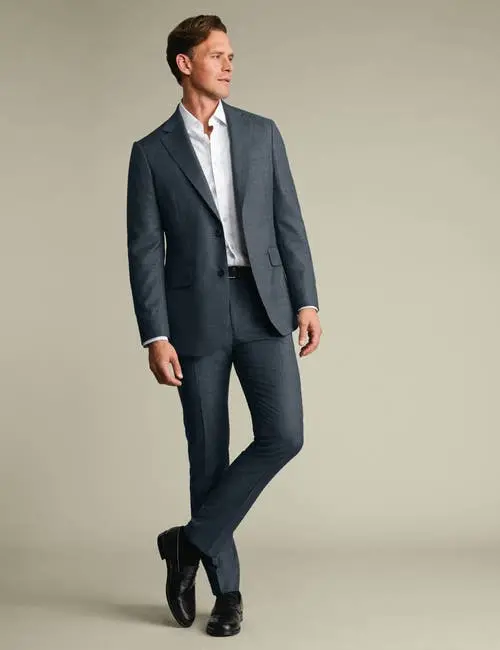 CHARLES TYRWHITT Slim Fit Italian Luxury Suit Pants