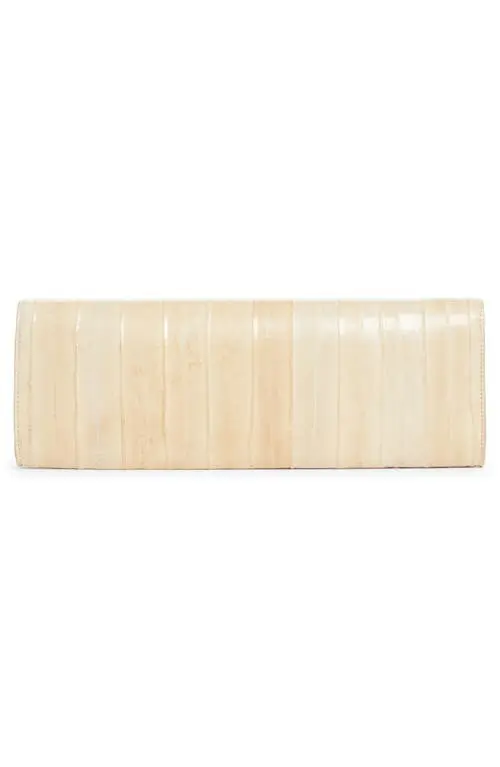 Proenza Schouler Hex Eel Leather Clutch - Ivory
