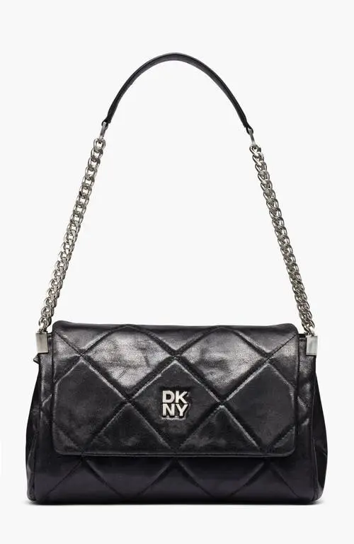 Dkny Soho Medium Shoulder Bag - Black/silver