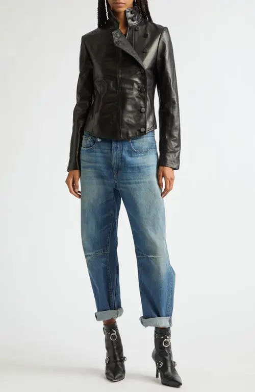 R13 Articulated Knee Boyfriend Jeans