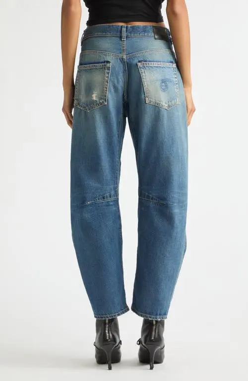 R13 Articulated Knee Boyfriend Jeans