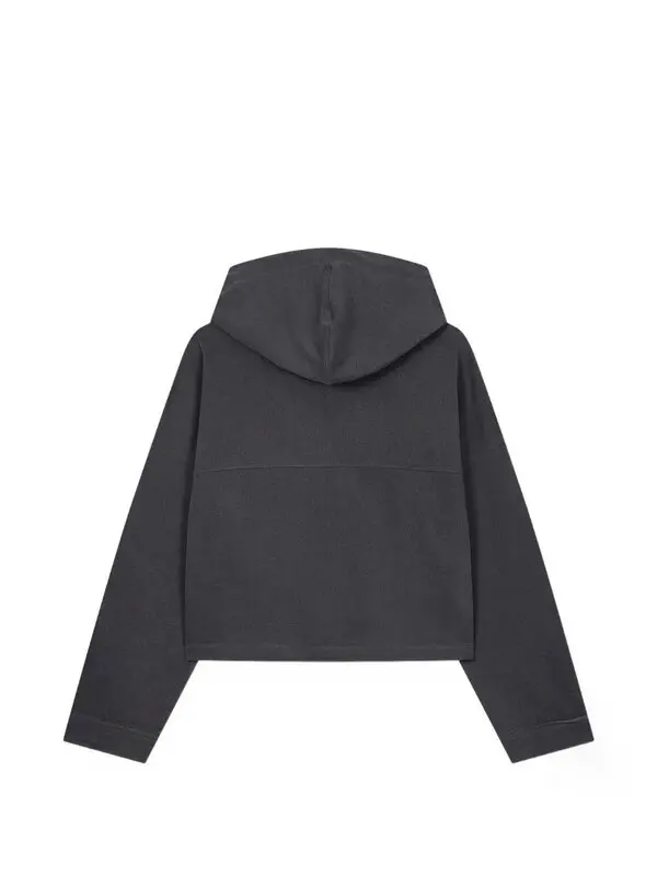 STUDIO TOMBOY Pigment-dyed Cropped Hoodie