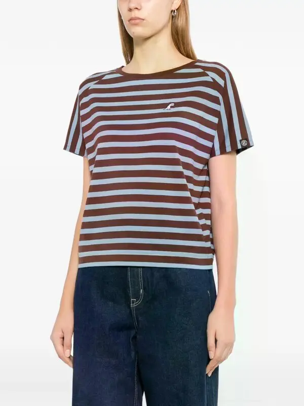 AGNES B. Dinosour-embroidery T-shirt