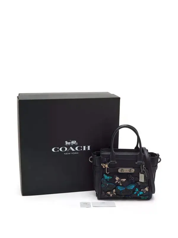 COACH Swagger Butterfly-appliqué Handbag