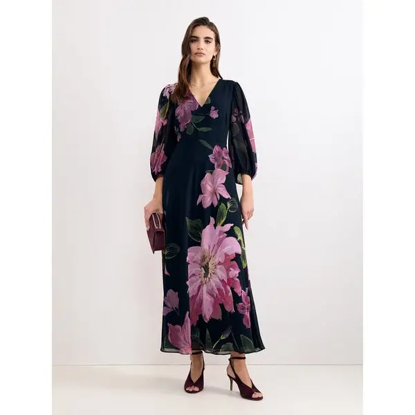 PHASE EIGHT V-neck Betty Maxi Dress