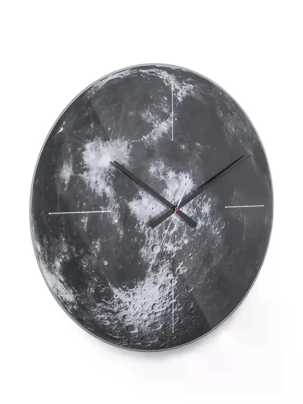 KARLSSON Moon-print Wall Clock
