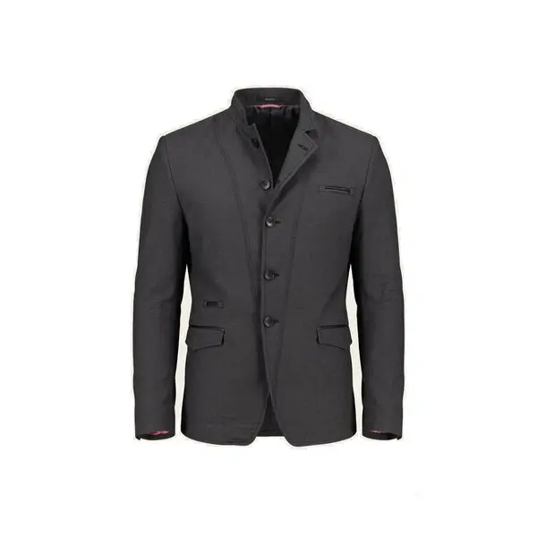 RON TOMSON Symmetric Button Closure Jacket Anthracite