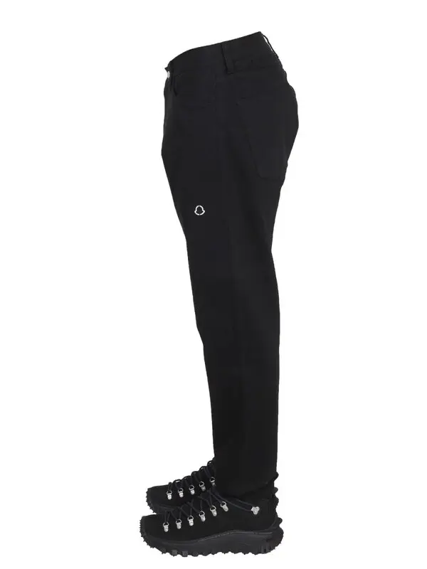 Moncler Cotton Denim Jeans 7 Frgmt Hiroshi Fujiwara - Black