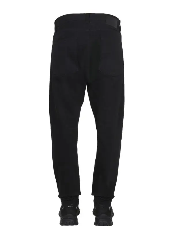 Moncler Cotton Denim Jeans 7 Frgmt Hiroshi Fujiwara - Black