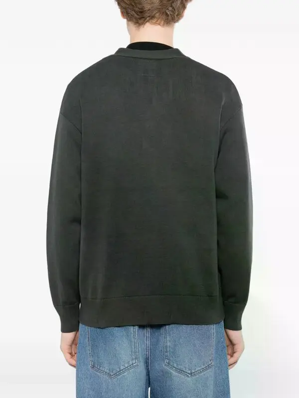 AGNES B. Dino-embroidered Cardigan