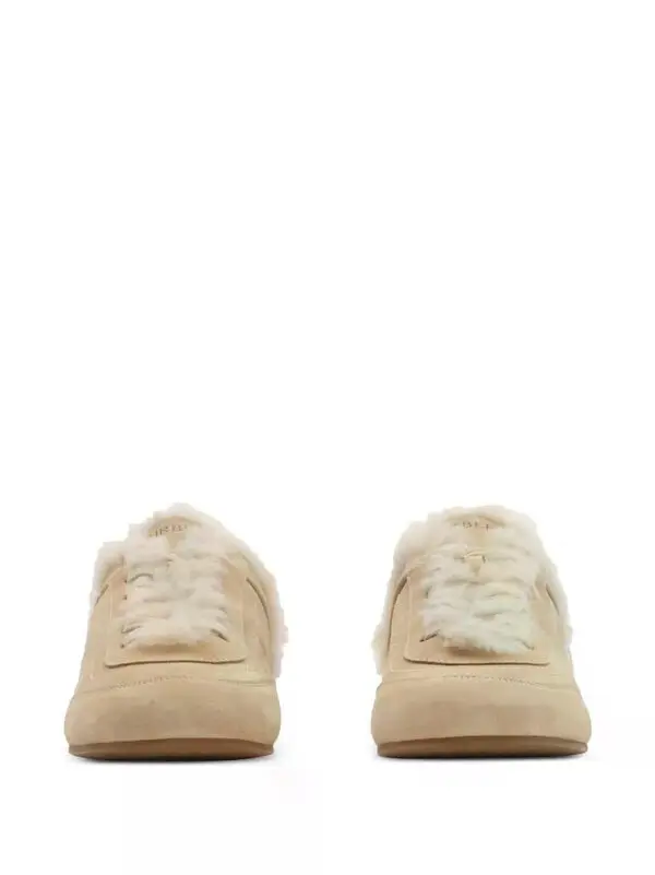 Burberry Shearling Knight Runner Mules