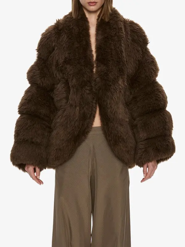 Christopher Esber Tabatha Jacket - Chocolate