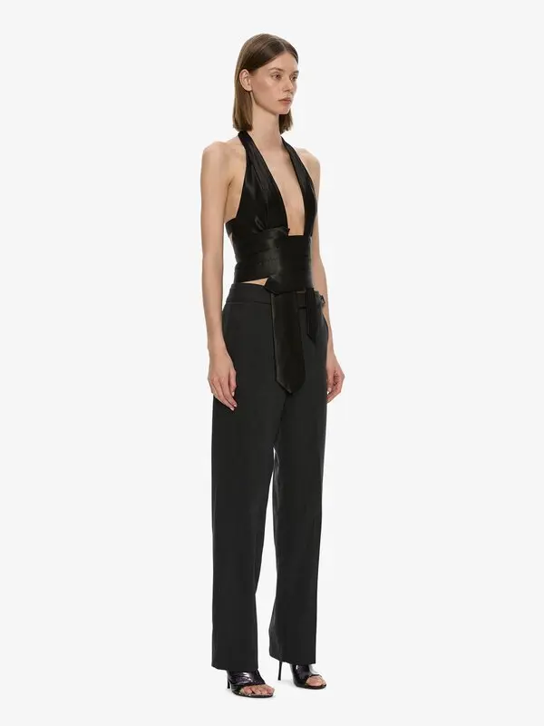 Christopher Esber Reyer Satin Tie Top