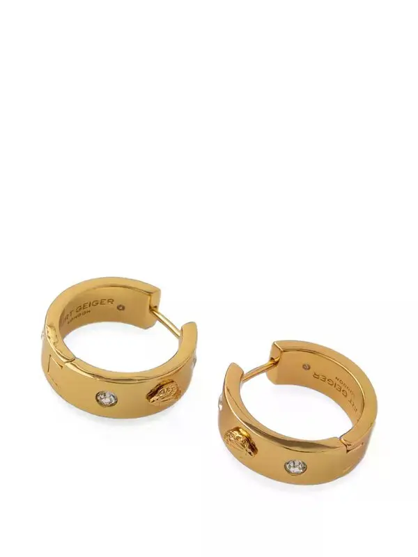 Kurt Geiger Embellished Hoop Earrings