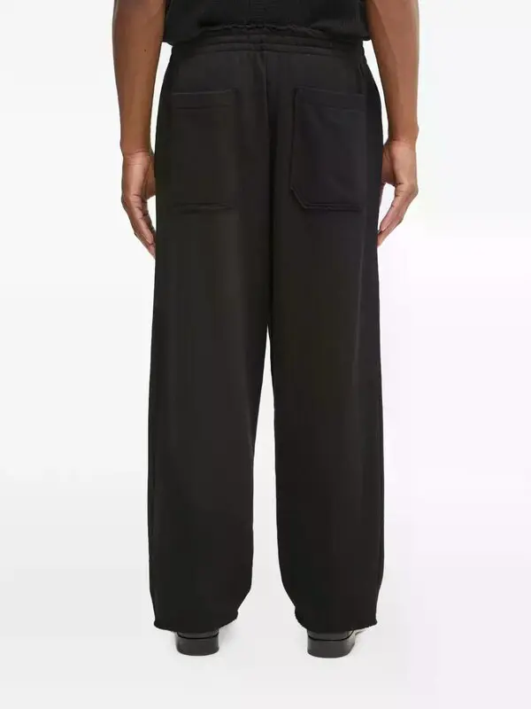 Helmut Lang Logo-patch Raw-cut Track Pants