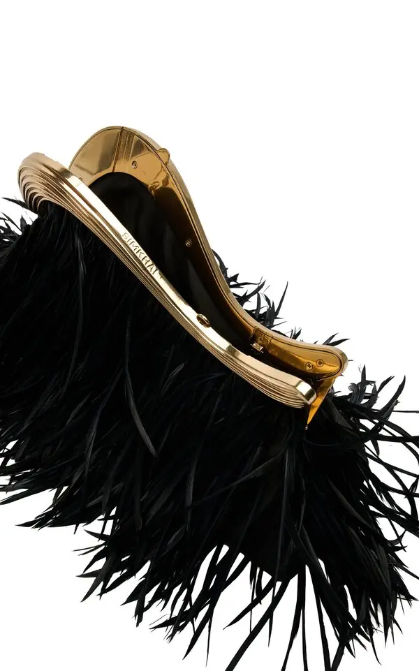 Simkhai Wave Clutch - Black