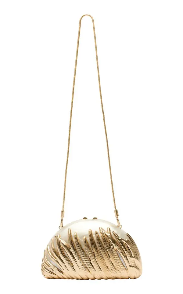 Simkhai Palma Clutch - Ivory