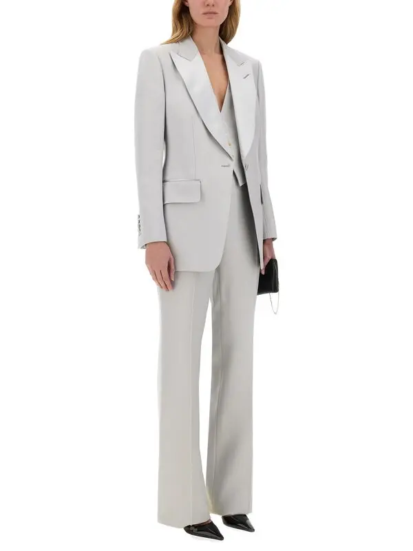 TOM FORD Barathea Silk Wool Vest