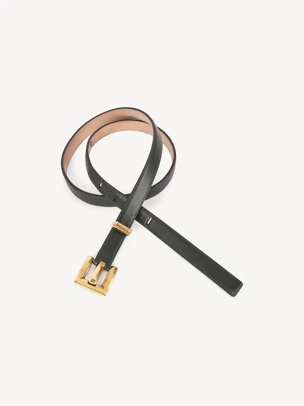 Balmain Anthem Smooth Leather Belt