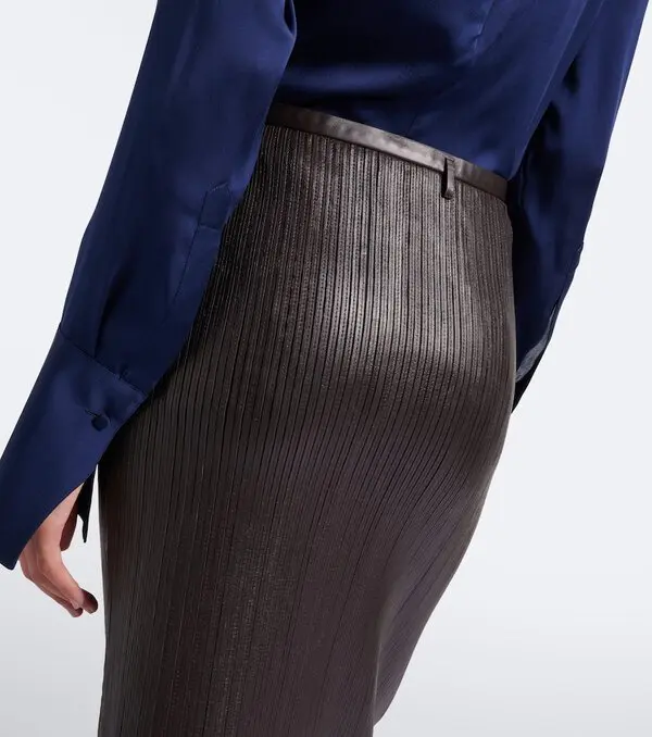 TOM FORD Leather Pencil Skirt