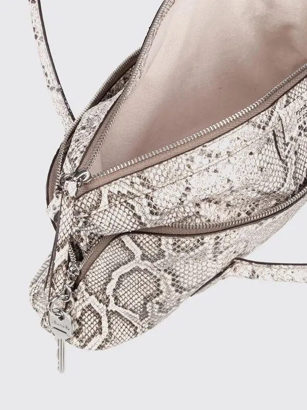 MAISON MARGIELA 5ac East West Python-print Leather Shoulder Bag