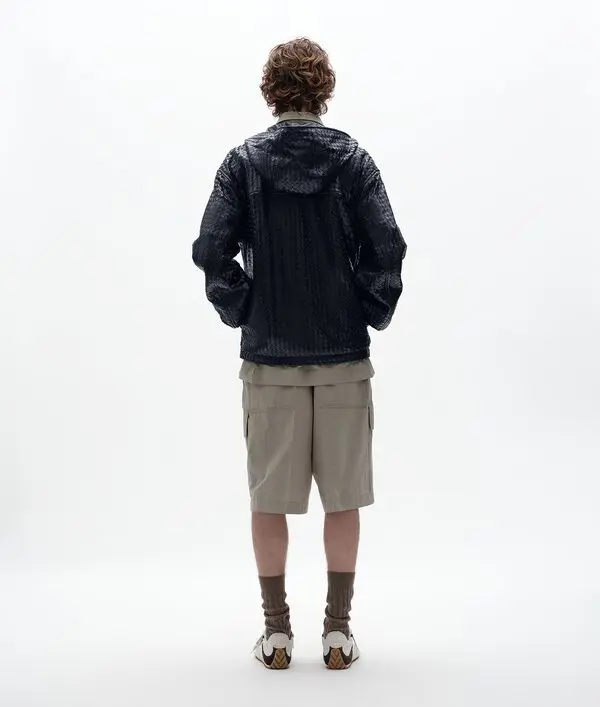 Bottega Veneta Intrecciato Leather Hooded Blouson