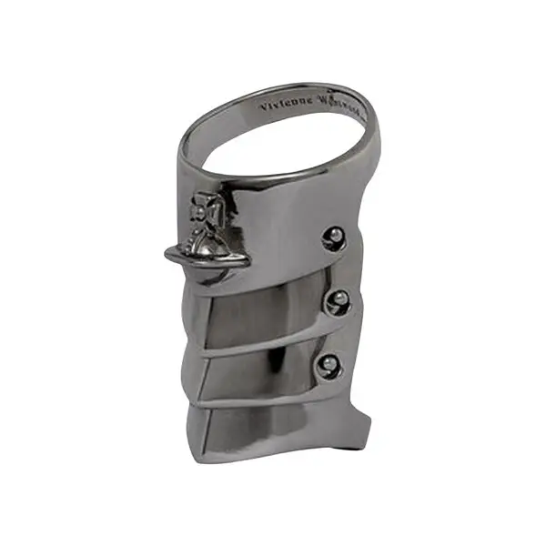 VIVIENNE WESTWOOD Armour Ring 'ruthenium
