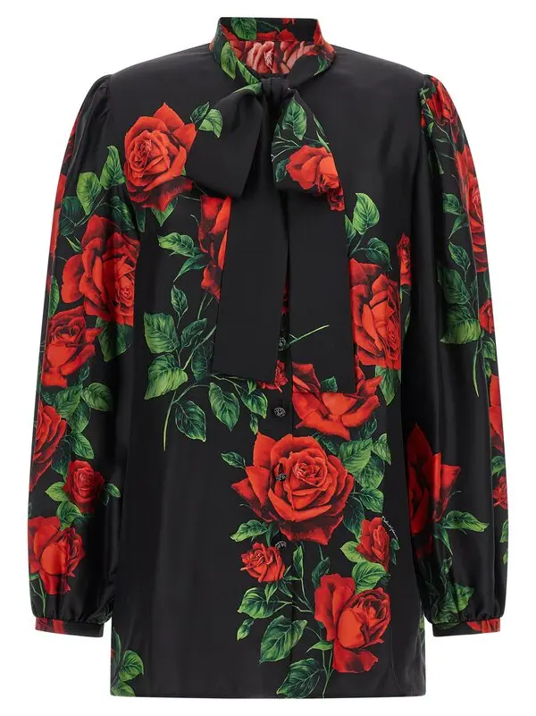 Dolce & Gabbana Rose' Shirt - Black