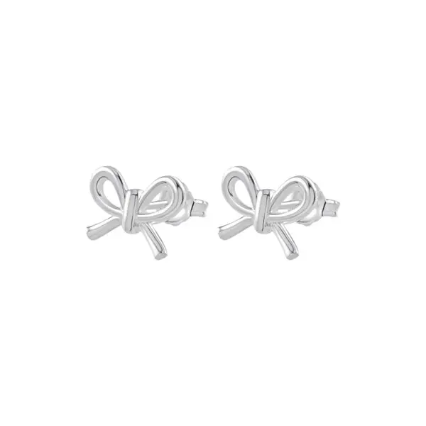 VON TRESKOW Bow Stud Earrings