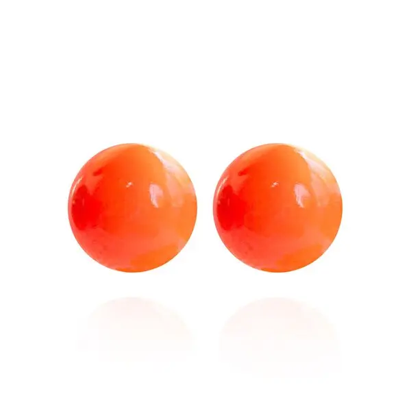 SAULE LABEL Gaia Mini Earrings In Crimson Blaze - Red