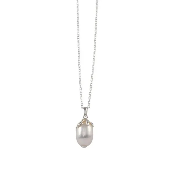 VON TRESKOW Baroque Pearl Belcher Necklace