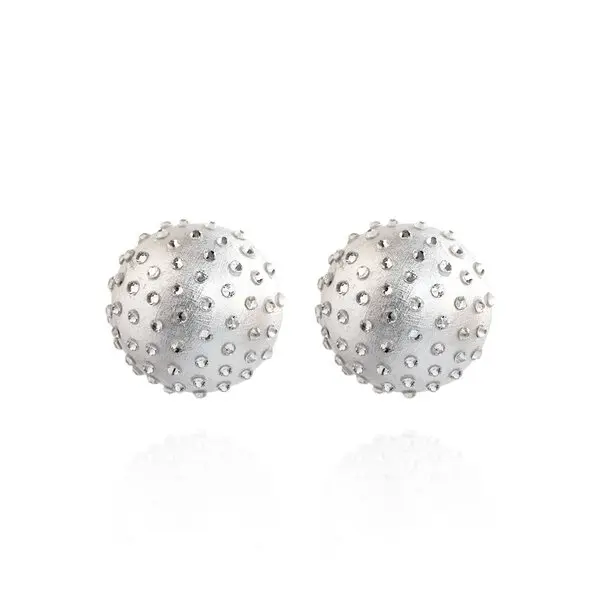 SAULE LABEL Gaia Mini Jet Earrings In Luxe