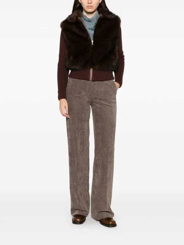 VIA MASINI 80 Velvet Trousers By